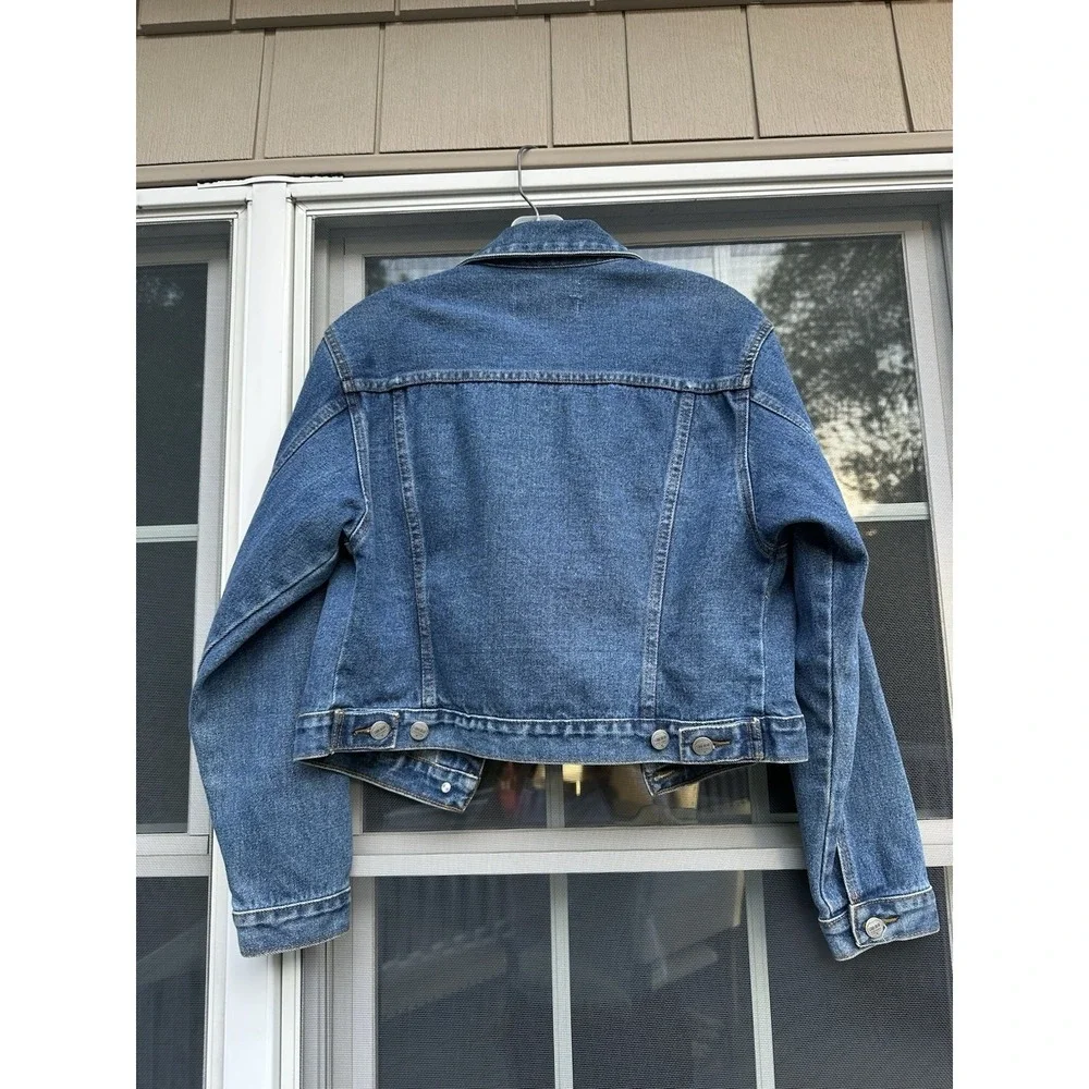 star blue | Jackets & Coats | Vintage Star Blue Original Brand Cropped ...